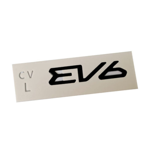 2022 2023 2024 2025 KIA EV6 Rear Trunk EV6 Letter Emblem Logo Badge Hi ...