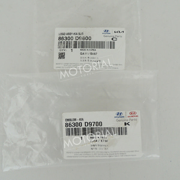 2017-2022 KIA SPORTAGE Genuine Black Edition Front Grille & Rear Trunk ...