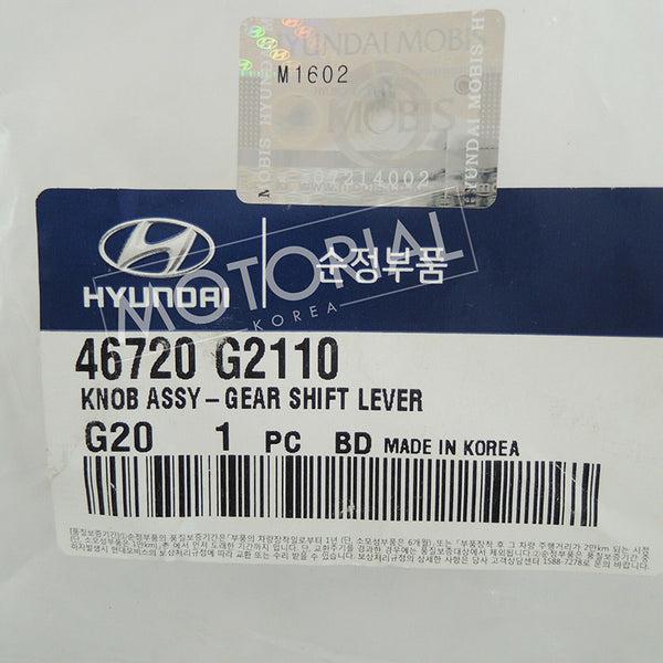 2017-2020 HYUNDAI IONIQ OEM Gear Shift Lever Knob A/T – motorialkorea.com